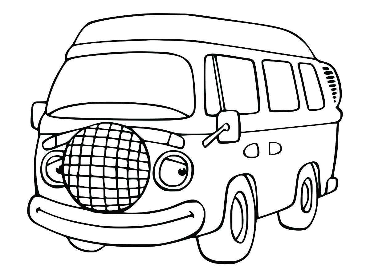 Kombi Colorir Outubro Sketch Coloring Page