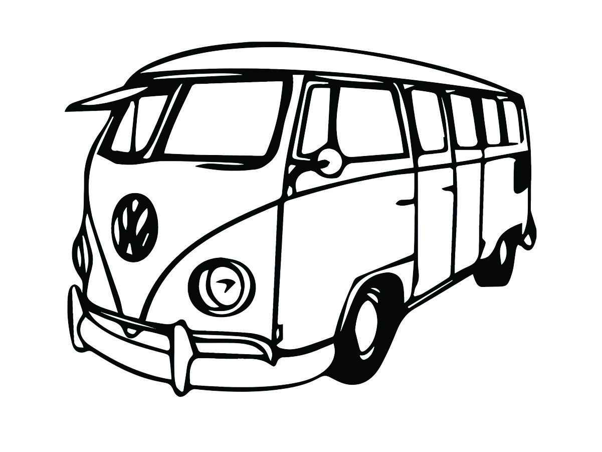 Kombi Colorir Outubro Sketch Coloring Page