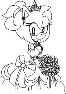Imprimir Amy Rose para Colorir