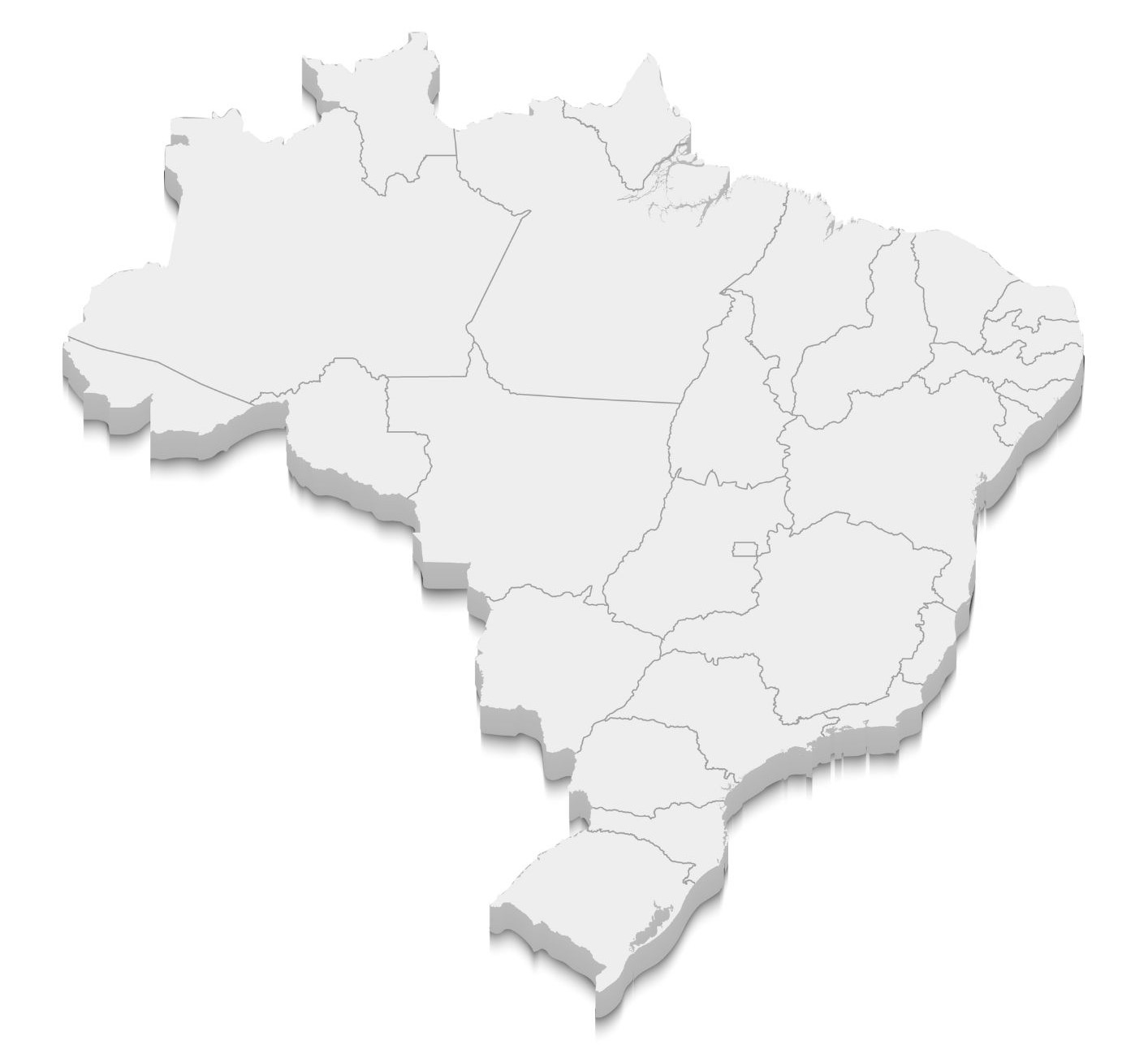Imprimir Mapa do Brasil para Colorir