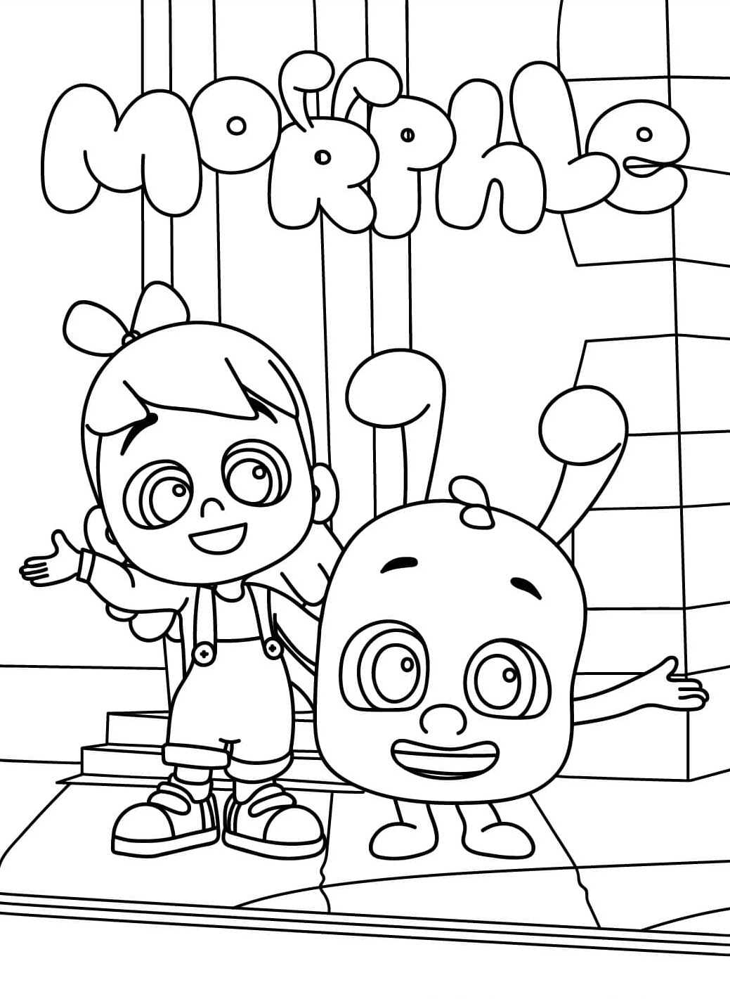 Imprimir Morphle para Colorir