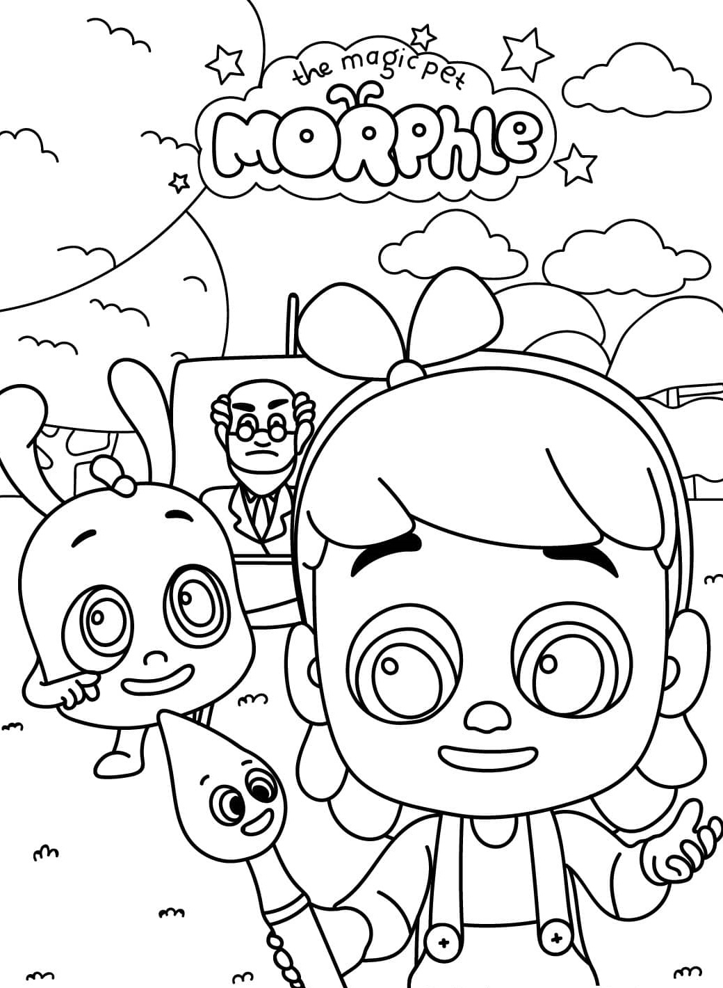 Morphle para Colorir e Imprimir