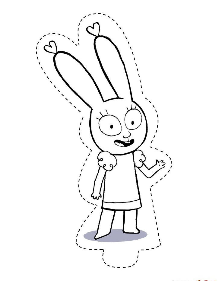 Imprimir Simon, o Supercoelho para Colorir