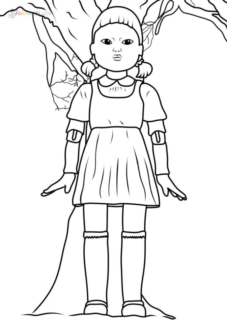 Imprimir Round 6 para Colorir