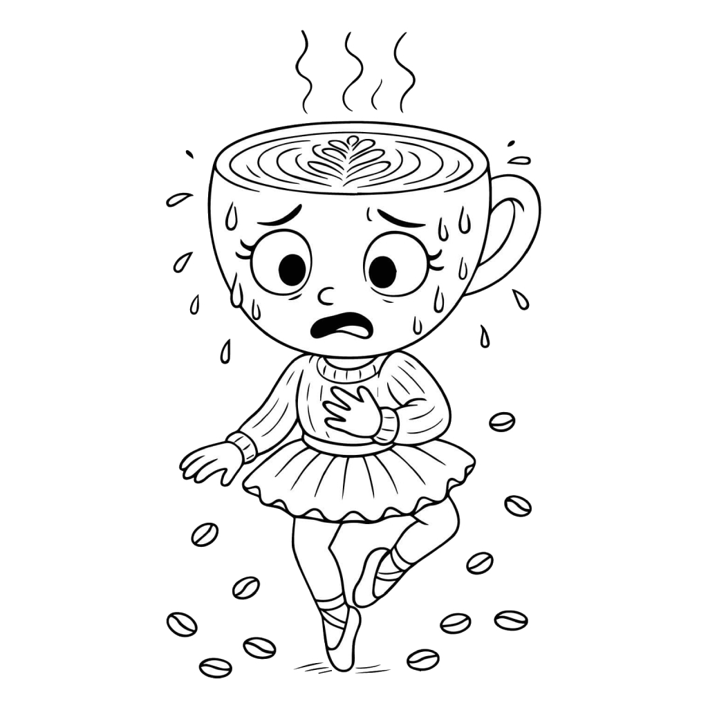 Desenhos de Ballerina Cappuccina para Imprimir e Colorir