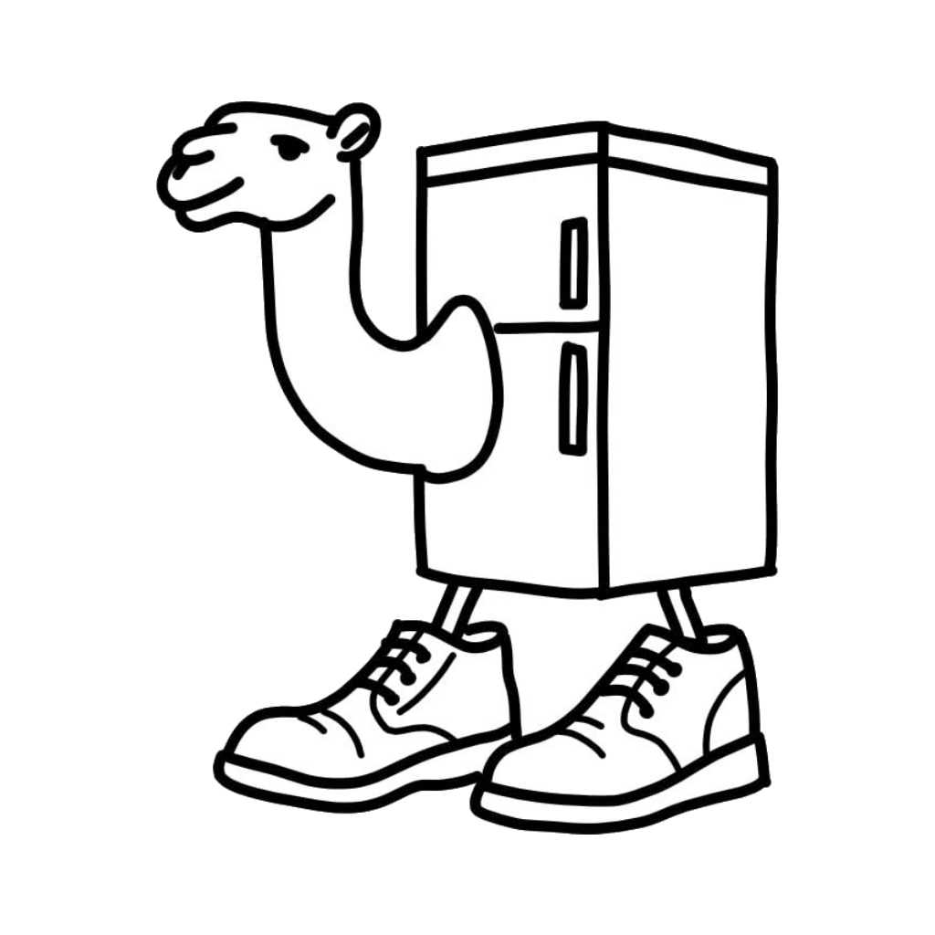 Desenhos de Frigo Camello para Imprimir e Colorir