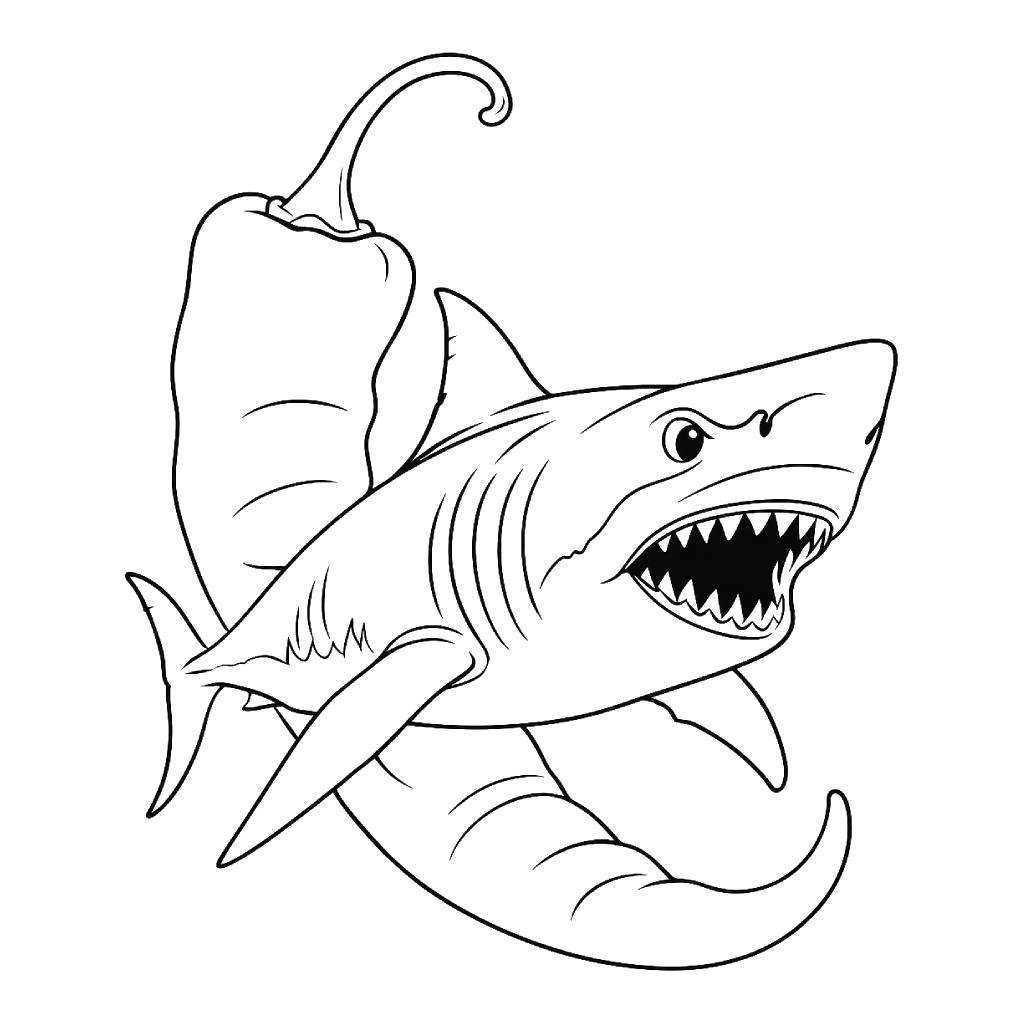 Imprimir Tralalero Tralala para Colorir