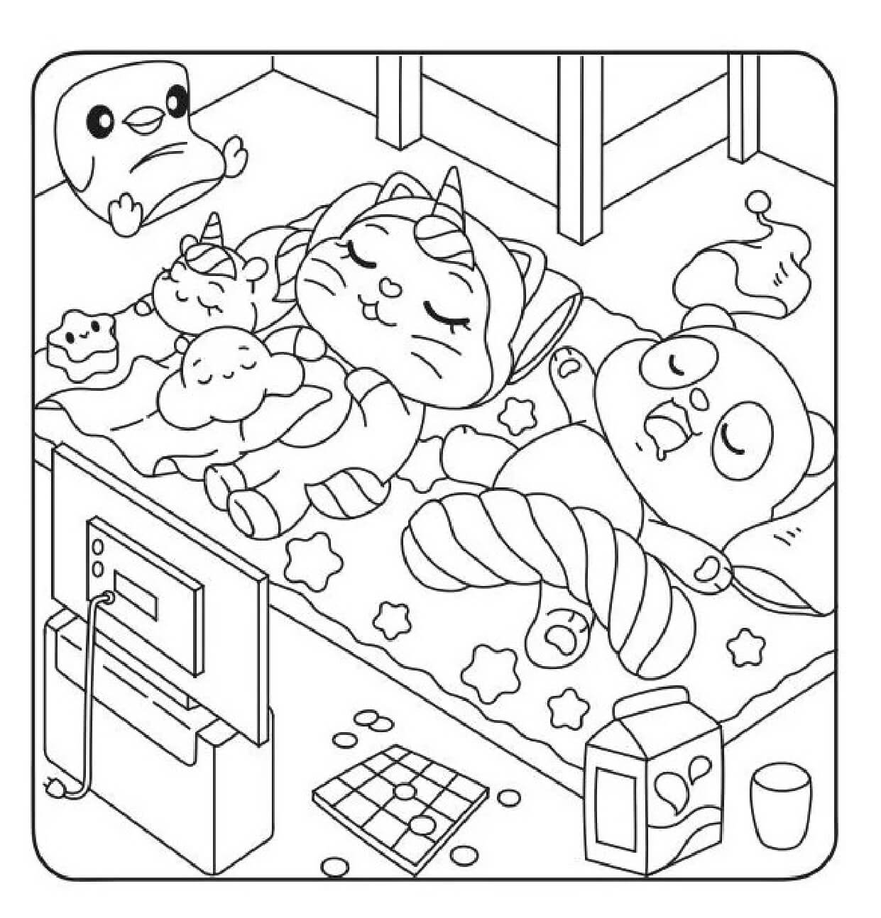 Cute World para Colorir e Imprimir