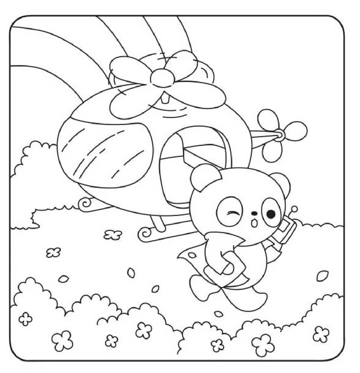 Cute World para Colorir e Imprimir