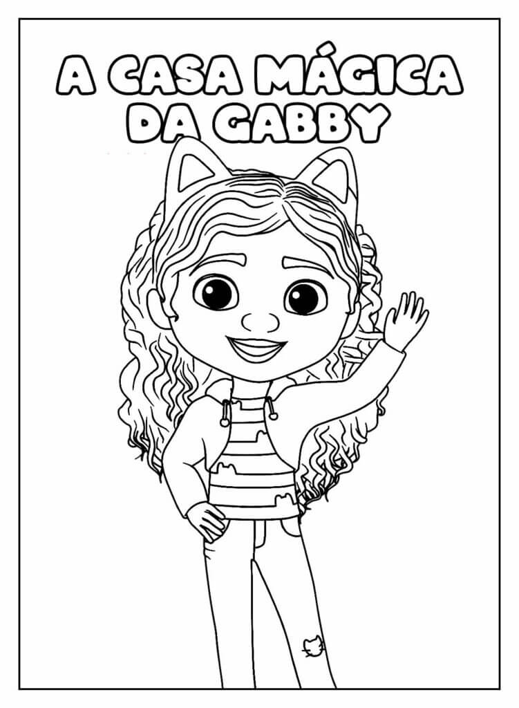 Desenhos de A Casa Mágica da Gabby para Colorir e Imprimir