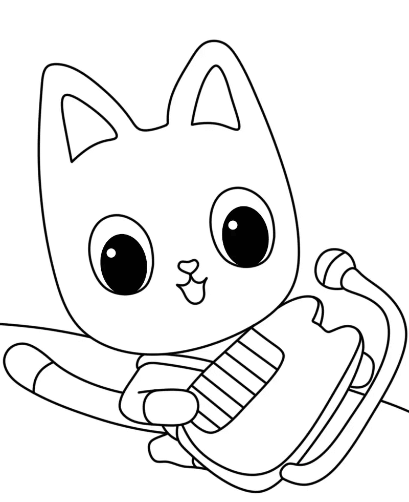 Imprimir A Casa Mágica da Gabby para Colorir