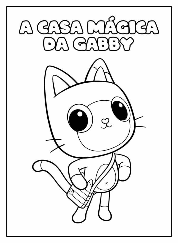 Imprimir A Casa Mágica da Gabby para Colorir