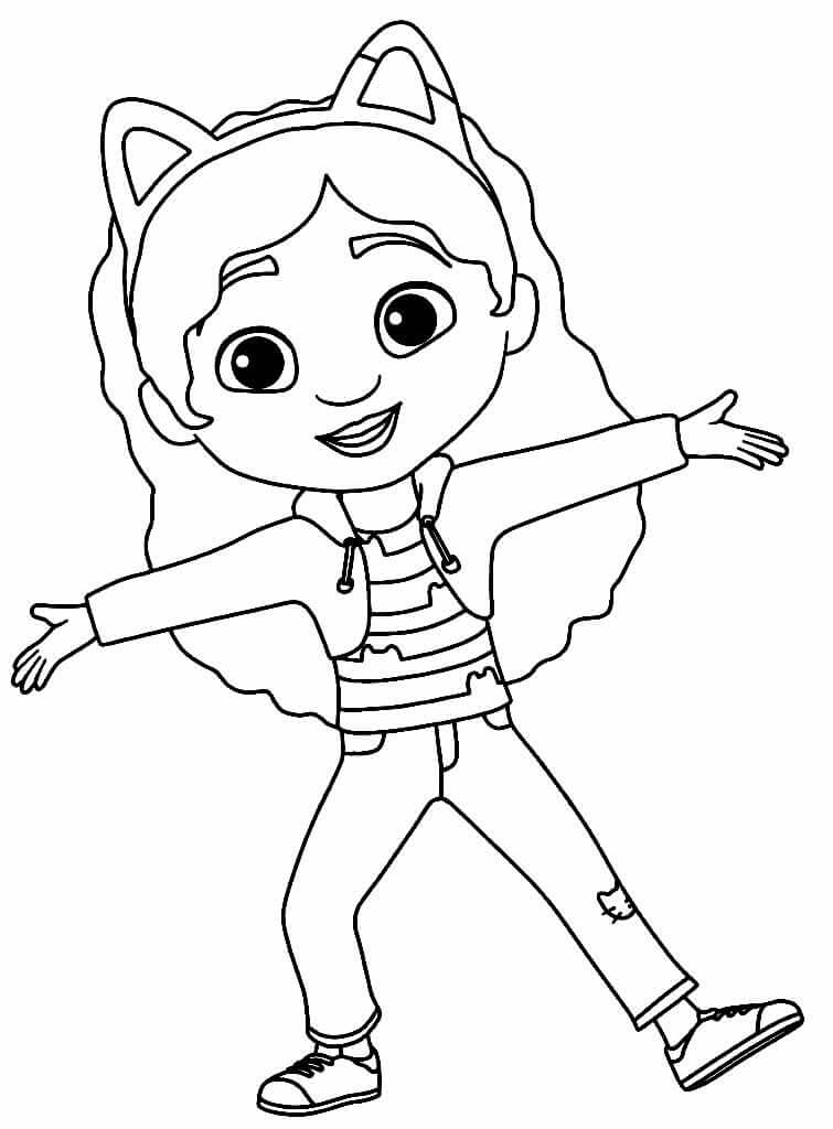 A Casa Mágica da Gabby para Colorir e Imprimir