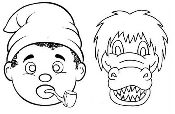 Desenhos de Cuca para Imprimir e Colorir