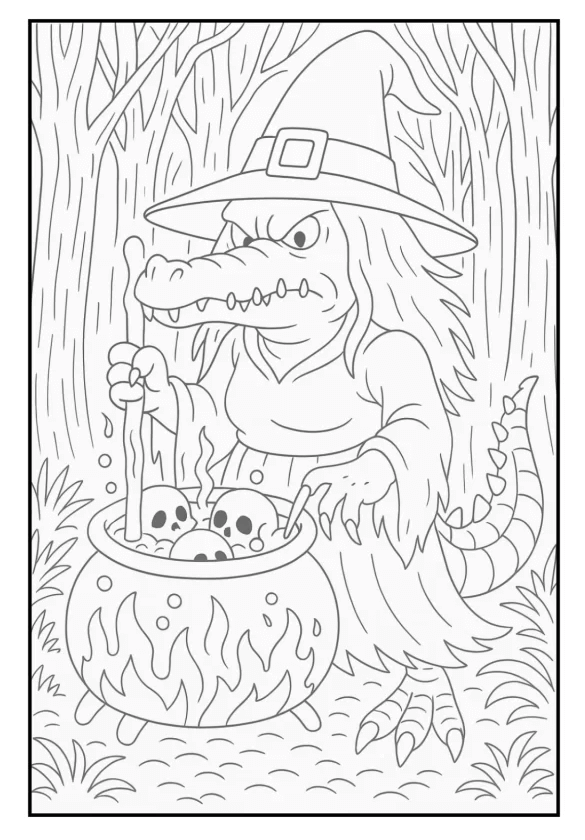 Imprimir Cuca para Colorir