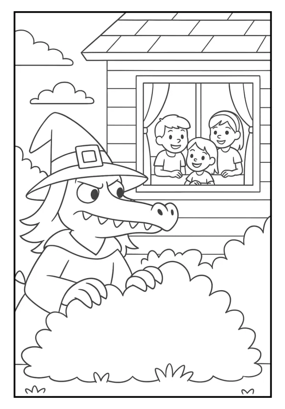 Cuca para Colorir e Imprimir