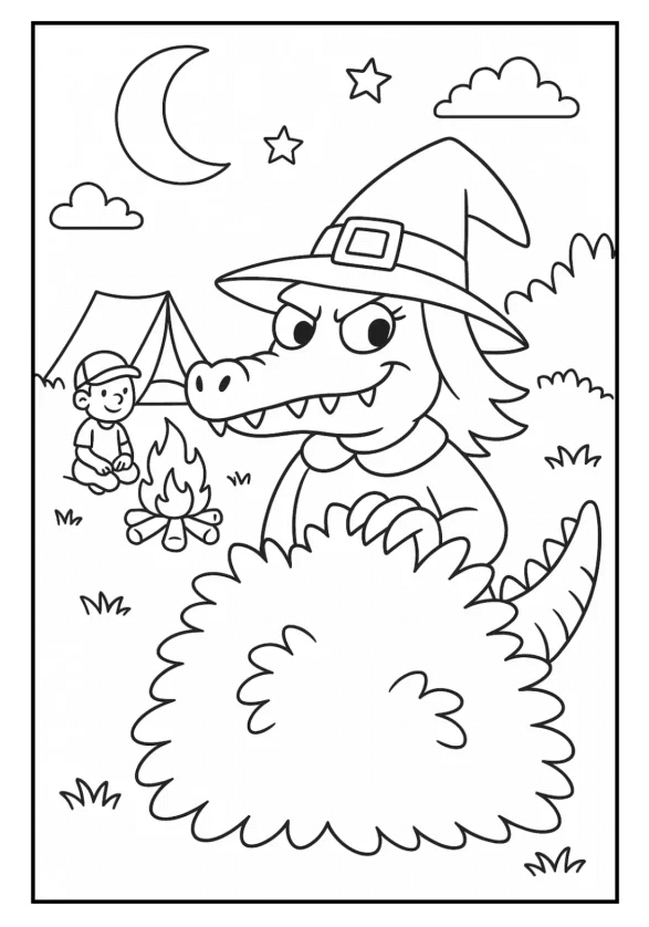 Imprimir Cuca para Colorir