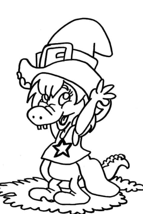 Cuca para Colorir e Imprimir
