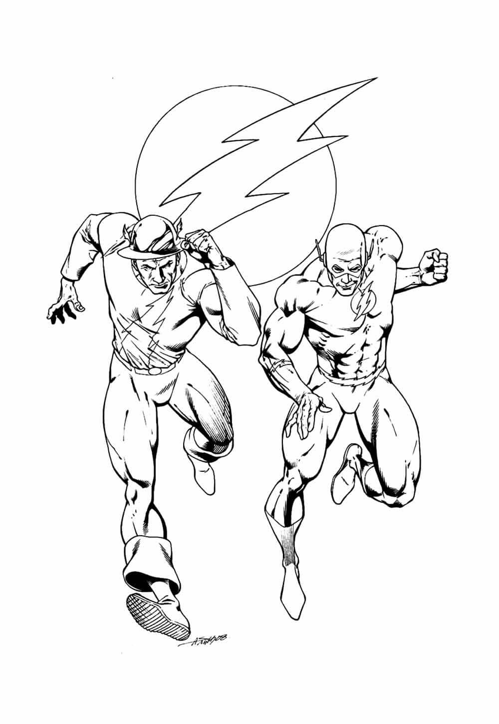 Imprimir Flash para Colorir
