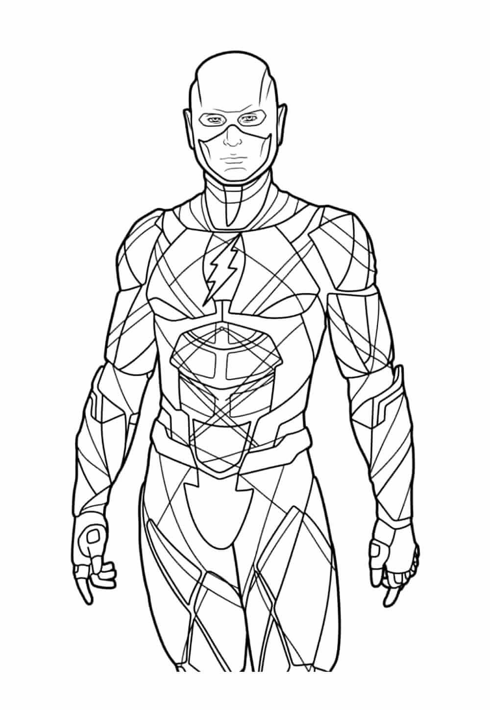 Flash para Colorir e Imprimir