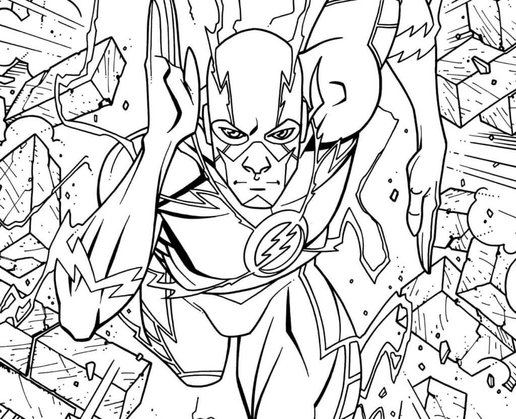 Imprimir Flash para Colorir