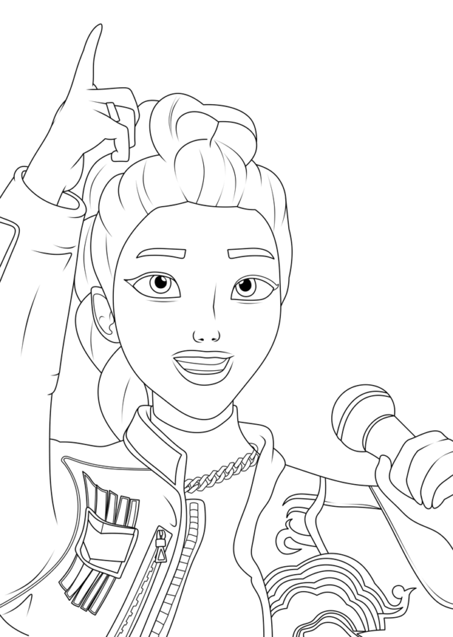 Guerreiras do K-Pop para Colorir e Imprimir