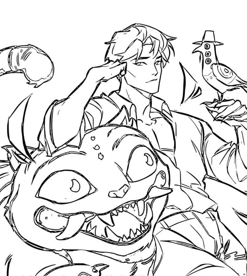 Imprimir Guerreiras do K-Pop para Colorir