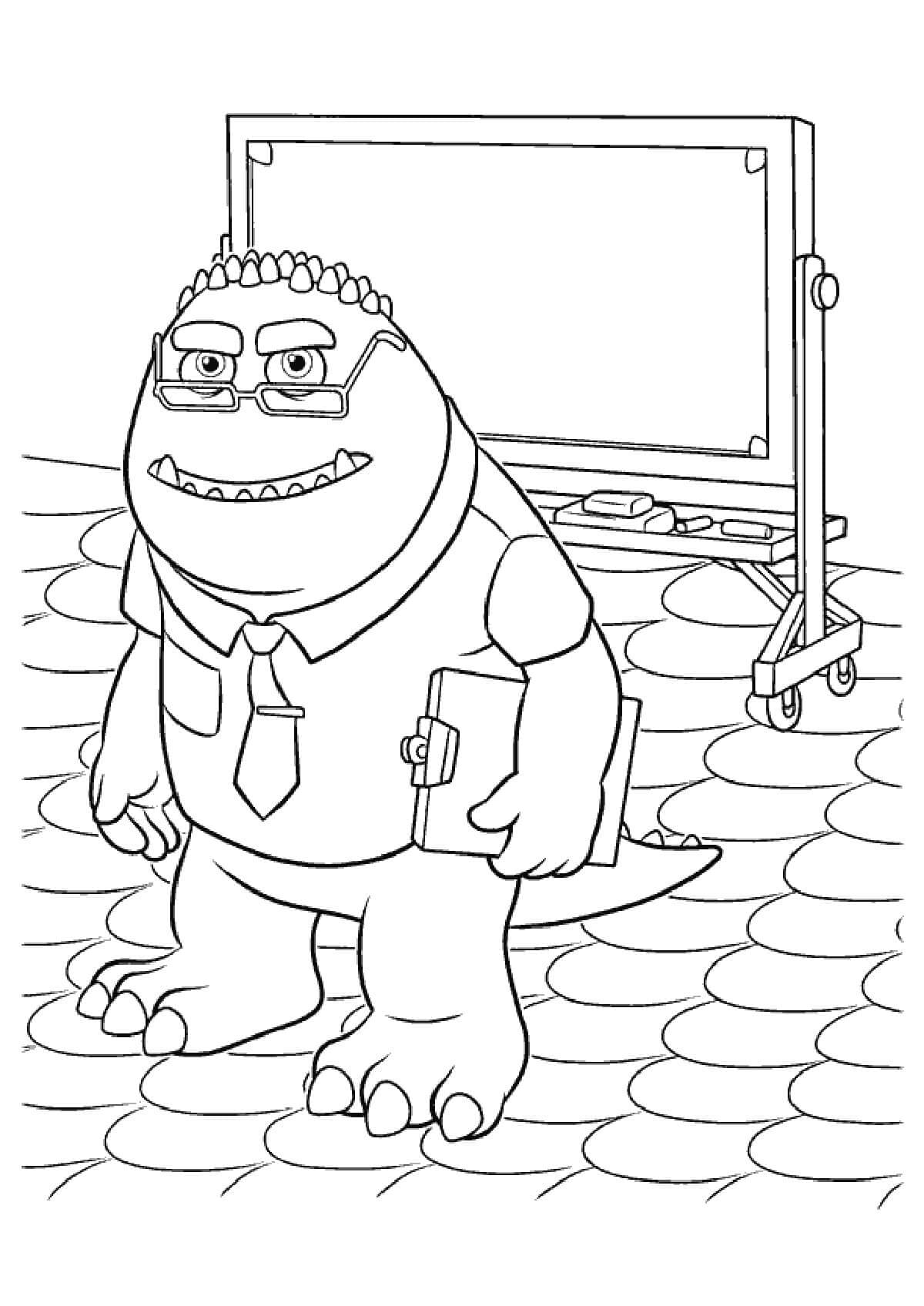 Imprimir Monstros S.A. para Colorir