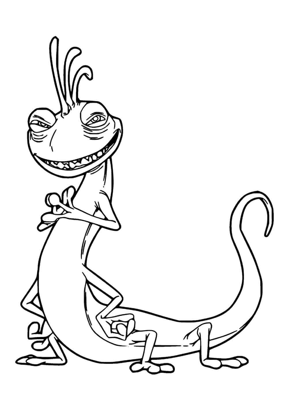 Imprimir Monstros S.A. para Colorir