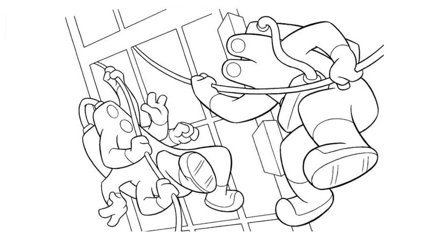 Imprimir Monstros S.A. para Colorir