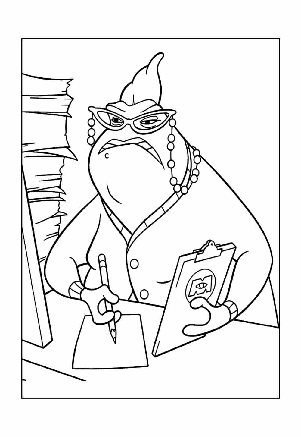 Imprimir Monstros S.A. para Colorir