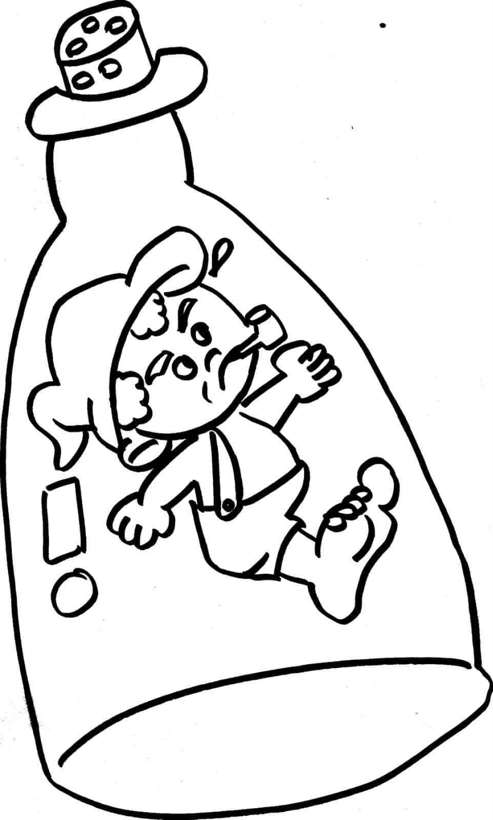 Imprimir Saci-Pererê para Colorir