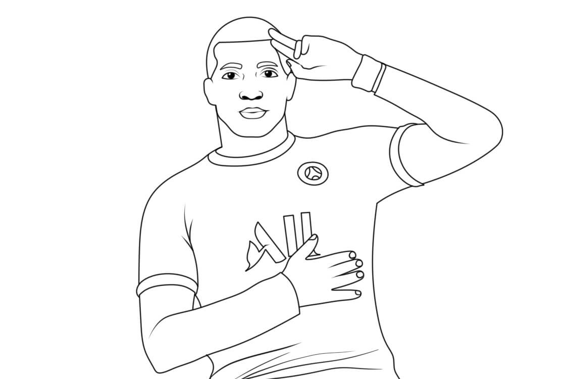 Paris Saint-Germain (PSG) para Colorir e Imprimir
