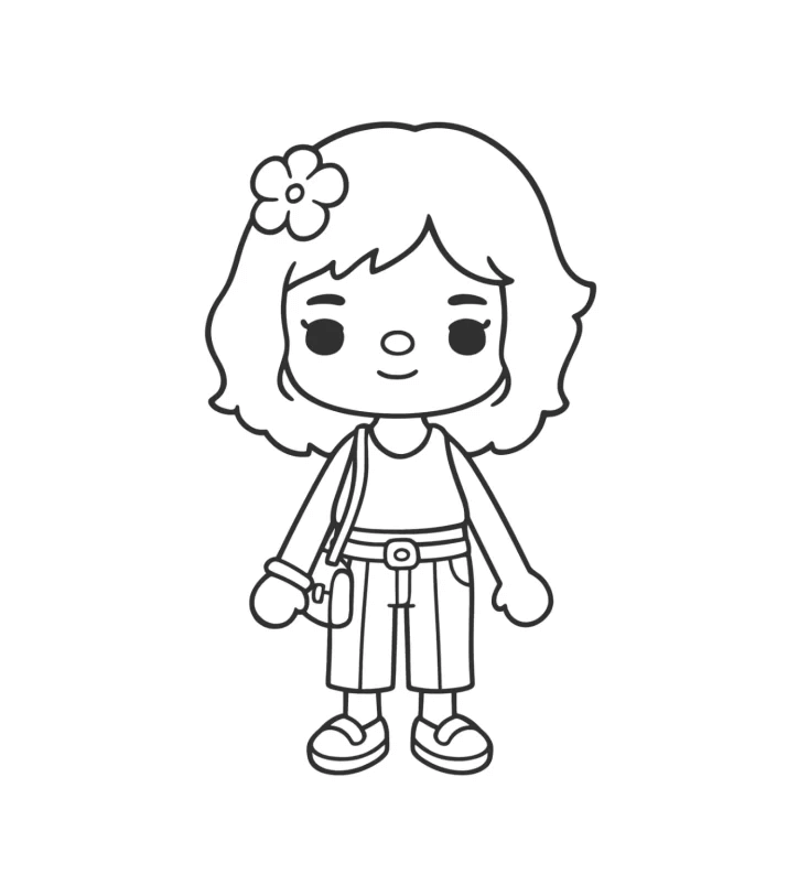 Toca Boca World para Colorir e Imprimir