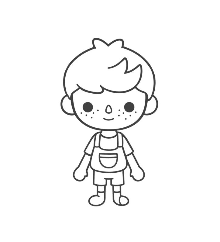 Toca Boca World para Colorir e Imprimir