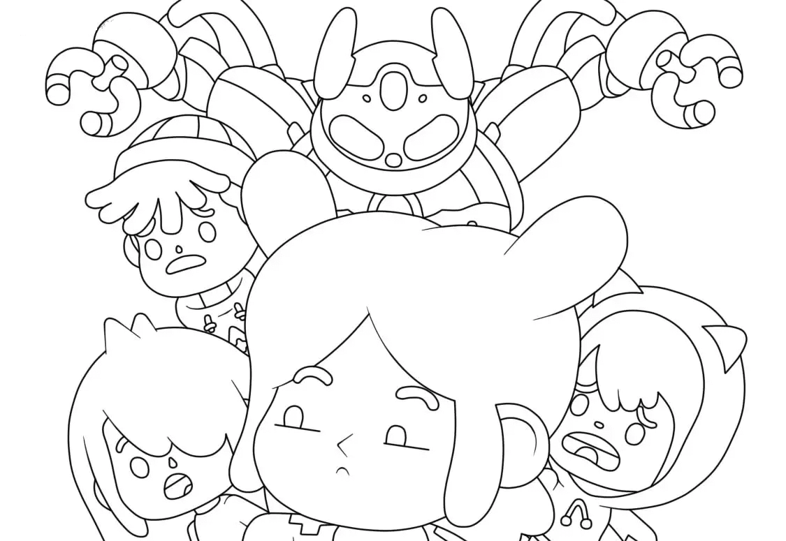 Toca Boca World para Colorir e Imprimir