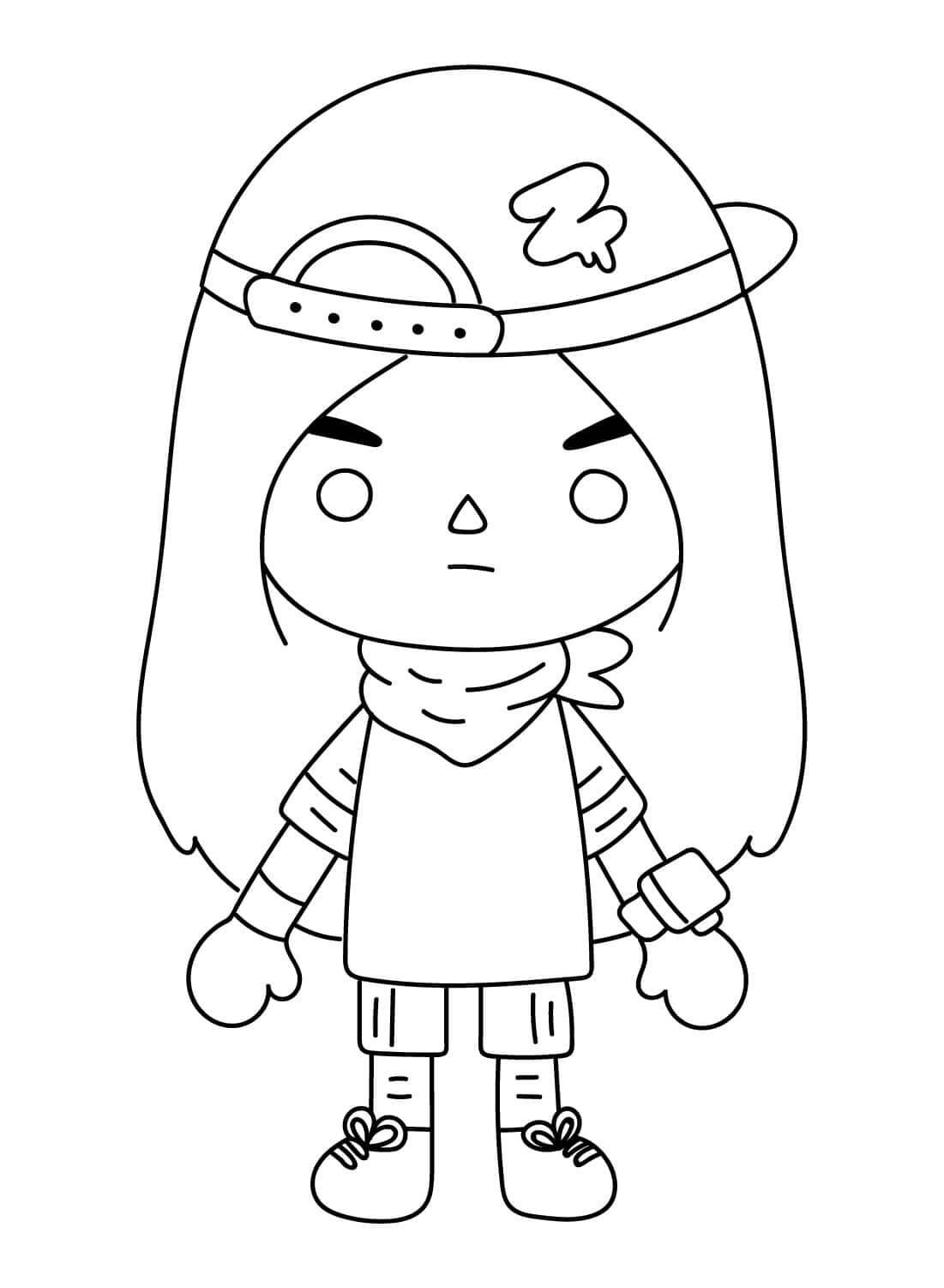 Toca Boca World para Colorir e Imprimir