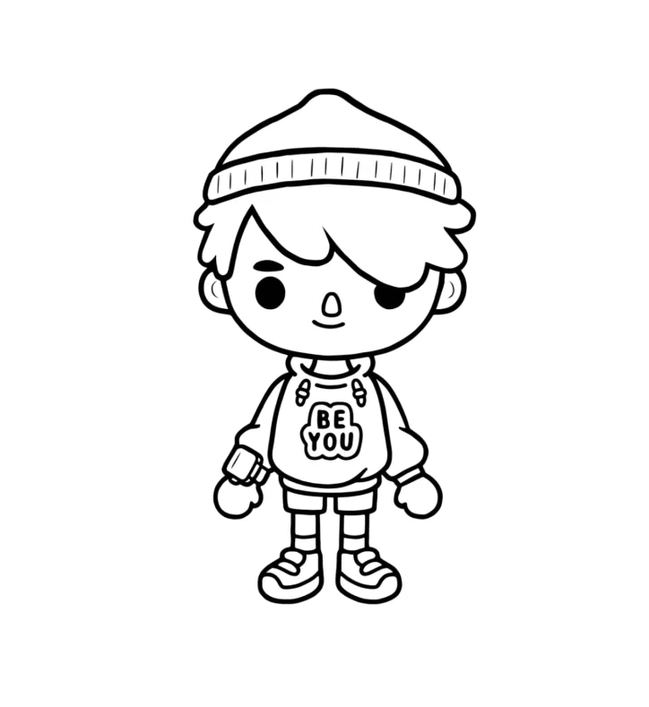 Desenhos de Toca Boca World para Colorir e Imprimir