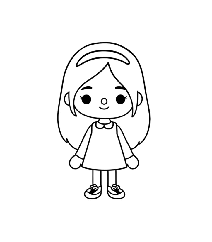 Desenhos de Toca Boca World para Colorir e Imprimir