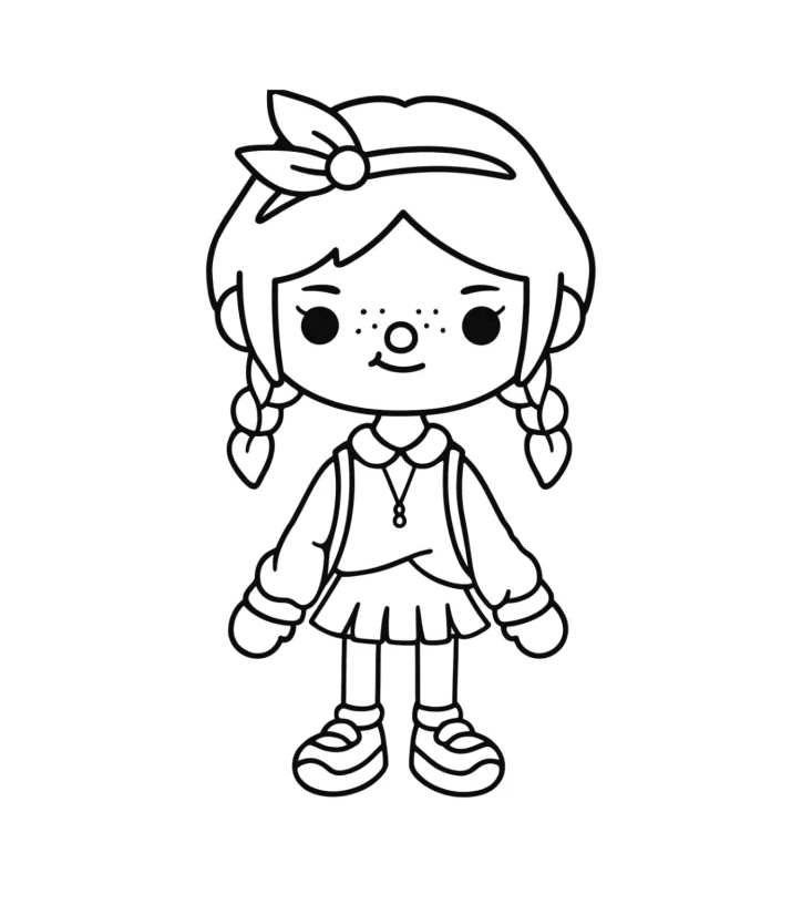 Toca Boca World para Colorir e Imprimir