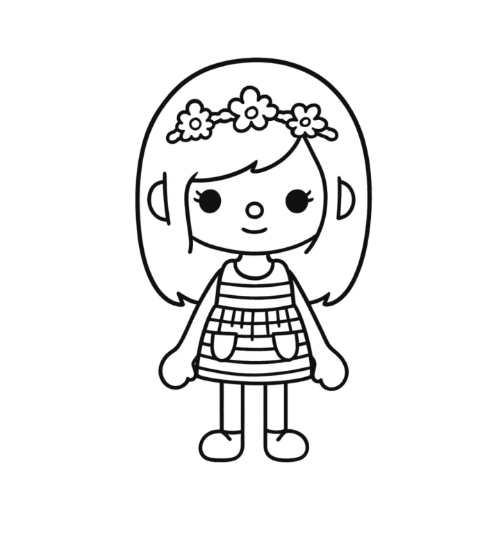 Toca Boca World para Colorir e Imprimir