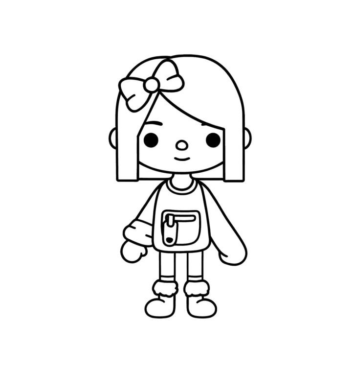 Toca Boca World para Colorir e Imprimir
