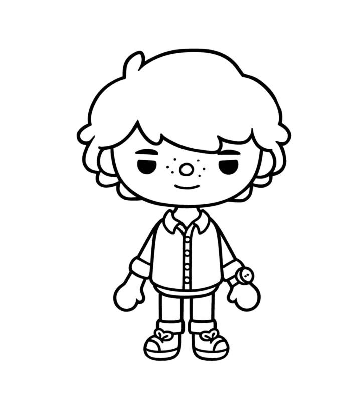 Toca Boca World para Colorir e Imprimir