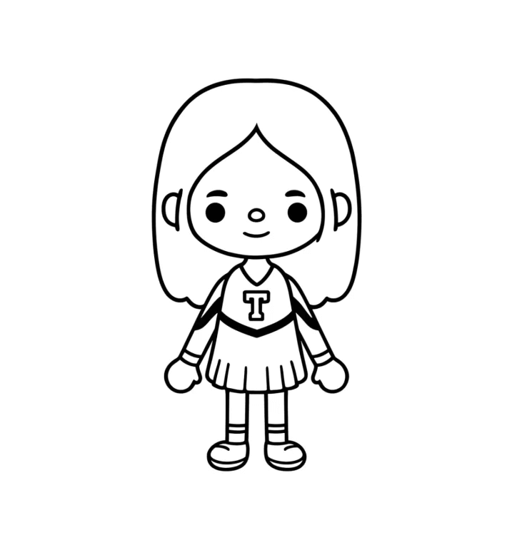 Toca Boca World para Colorir e Imprimir