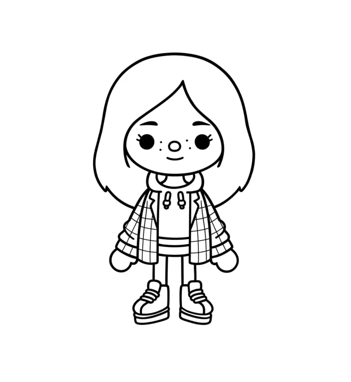 Toca Boca World para Colorir e Imprimir