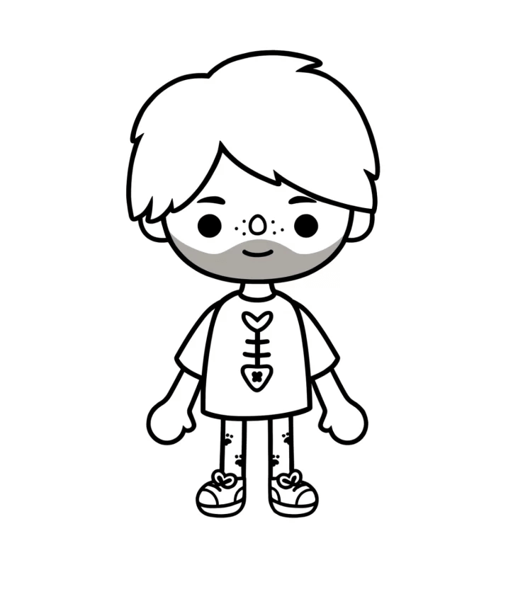 Toca Boca World para Colorir e Imprimir