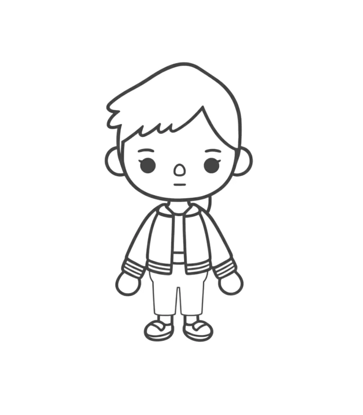 Toca Boca World para Colorir e Imprimir