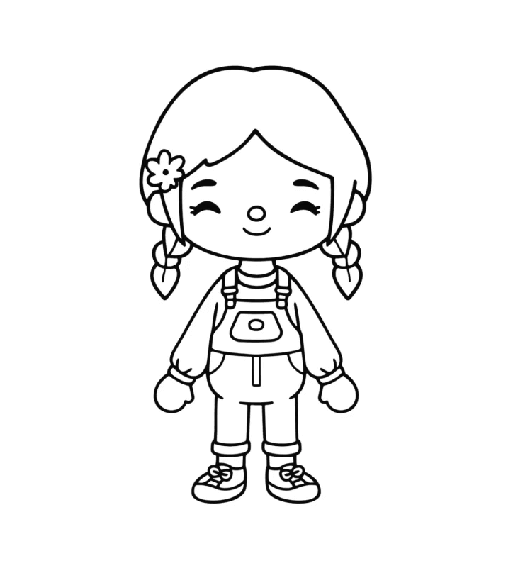 Toca Boca World para Colorir e Imprimir