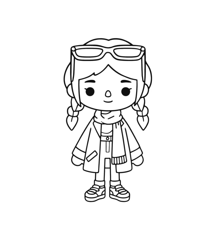 Toca Boca World para Colorir e Imprimir