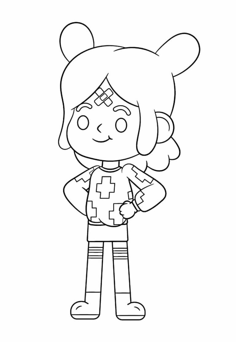 Toca Boca World para Colorir e Imprimir